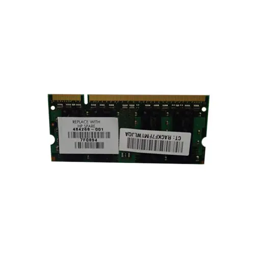 484268-001 - HP 2GB DDR2-800MHz PC2-6400 non-ECC Unbuffered CL6 200-Pin ...