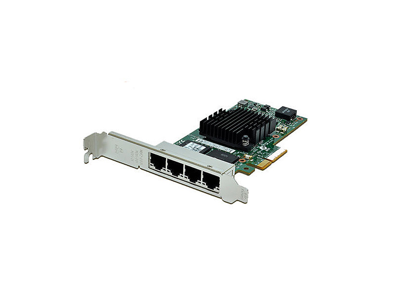 540-BBHF - Dell Intel I350-T4 4 x Ports 1GBase-T Full-height Server Network Adapter Card for ...