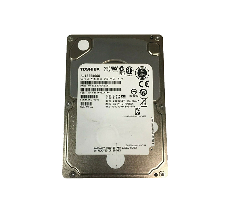 AL13SEB900 - Toshiba 900GB 10000RPM SAS 6Gb/s 64MB Cache 2.5-Inch Hard ...