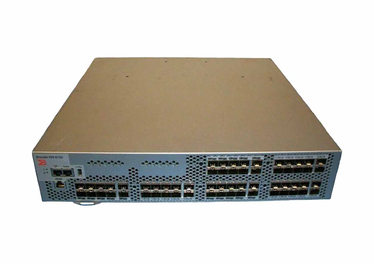BR-VDX6720-60-F - Brocade VDX 6720 60 x Ports SFP+ Layer 2 2U Rack ...