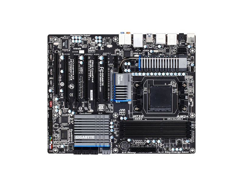 GA-990FXA-UD5 - Gigabyte Socket AM3+ AMD 990X/ SB950 Chipset AMD AM3 ...