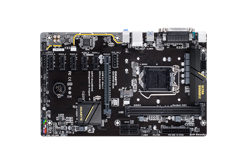 GA-H110-D3A - Gigabyte Socket LGA1151 ATX System Board (Motherboard)