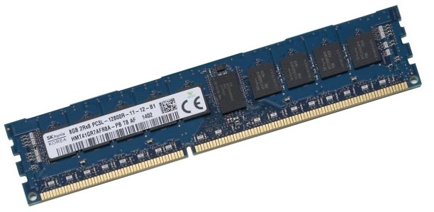 HMT41GR7AFR8A-PB - Hynix 8GB DDR3-1600MHz PC3-12800 ECC Registered CL11 ...
