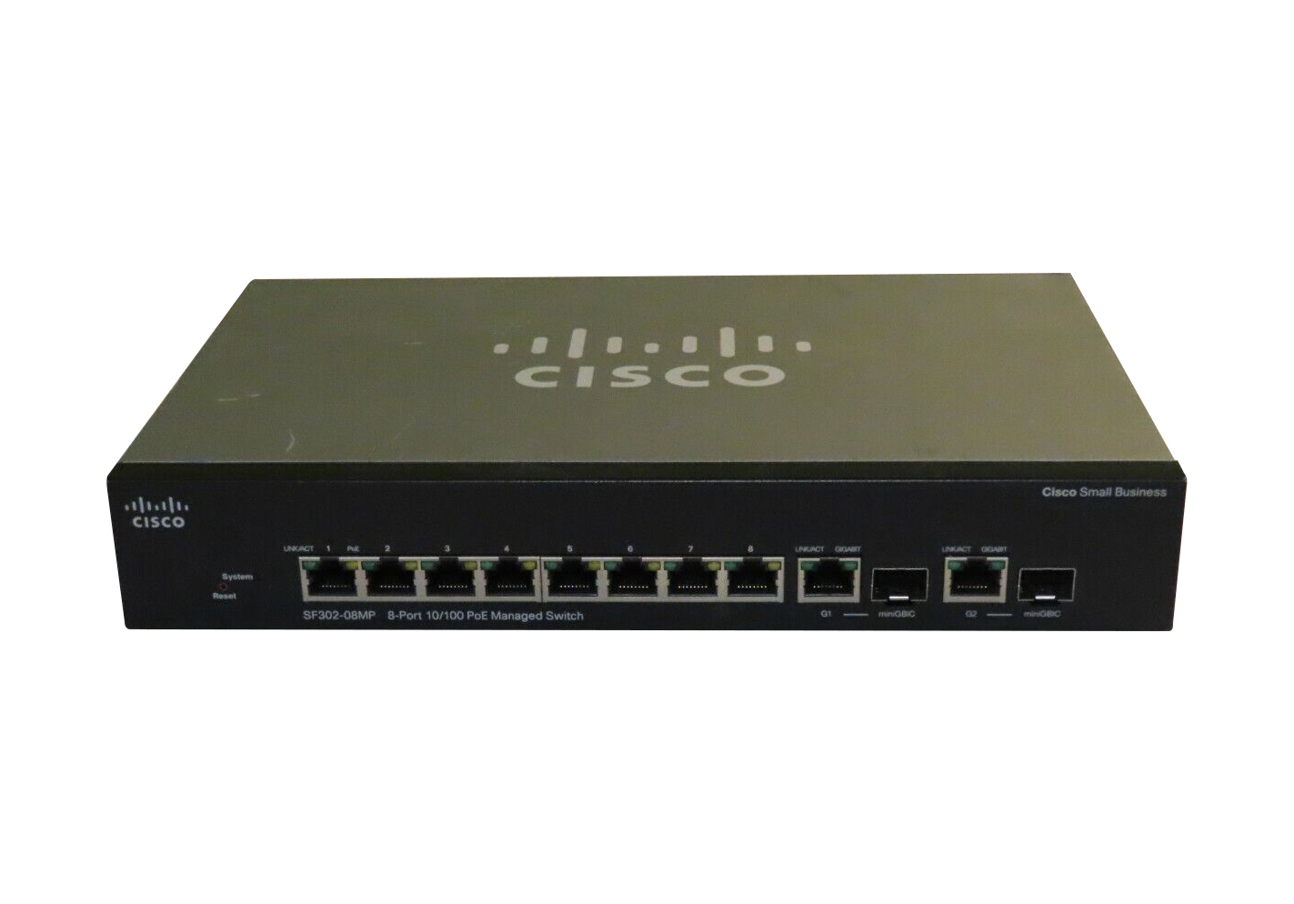SRW208MP-K9-AU - Cisco Small Business 300 Serirs SF302-08MP 8 x Ports ...