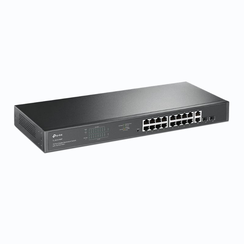 TL-SG1218MP - TP-LINK 16 x PoE+ 1GBase-T + 2 x 1GbE + 2 x Combo L2 ...