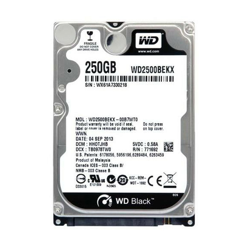 WD2500BEKX - Western Digital Black 250GB 7200RPM SATA 6Gb/s 16MB Cache ...