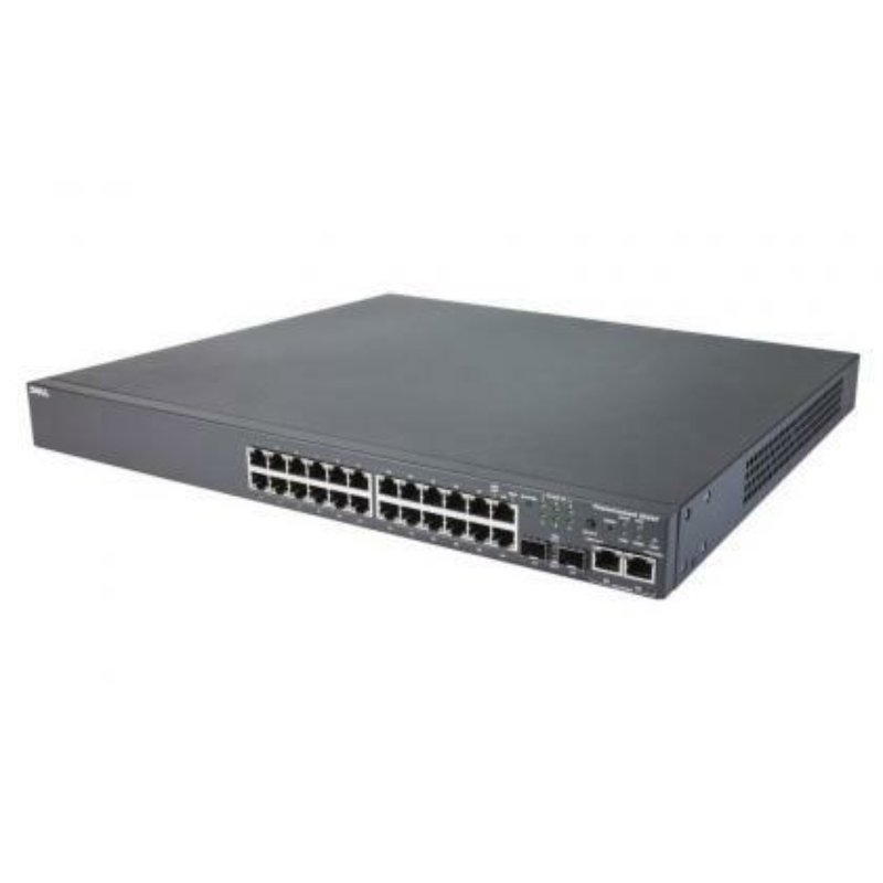 WJ684 - Dell PowerConnect 3424 24 x Ports 10/100Base-T Managed Rack ...