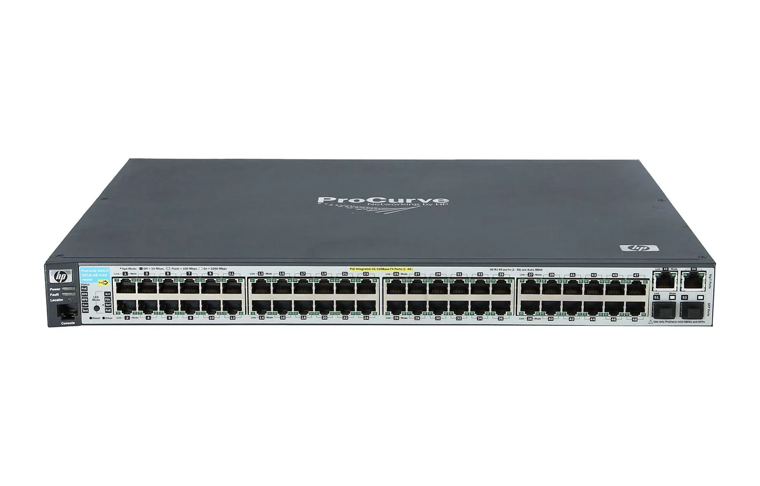 J9808A - HP ProCurve 2610 Series 2610-48 48 x RJ-45 Ports 10/100Base-TX ...