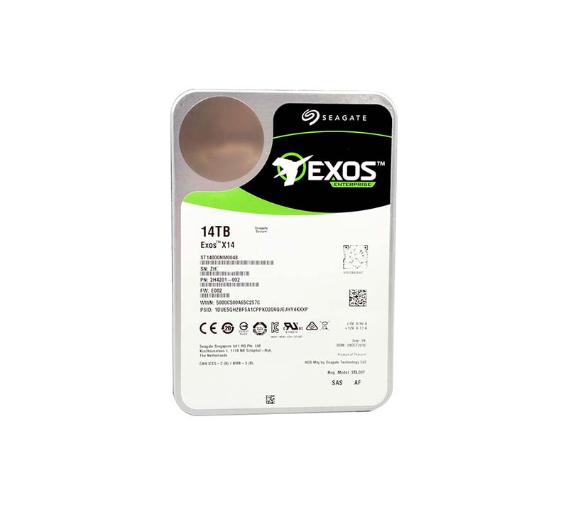 ST14000NM0048 - Seagate Exos X14 Series 14TB 7200RPM SAS 12Gb/s 256MB ...
